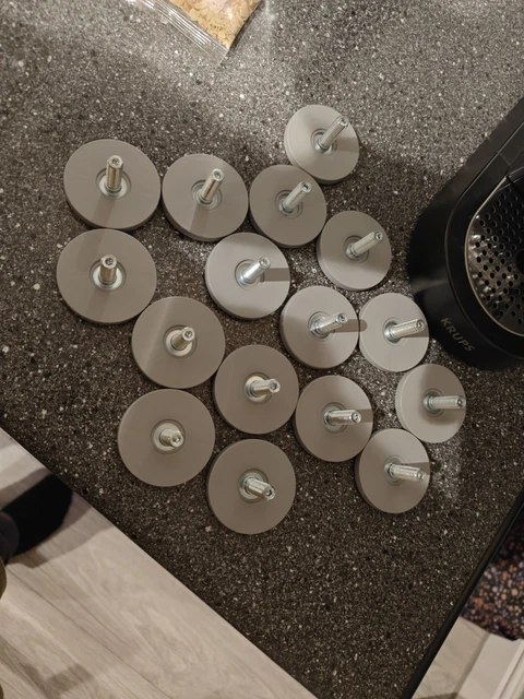 IKEA BESTA STUVA Feet Legs Adjustable X16 Grey Brand New Genuine Parts ...