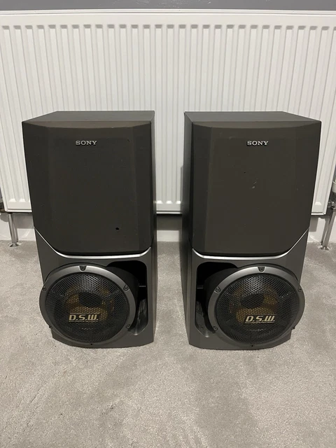 SONY D.S.W. (DYNAMIC Super Woofer) integrated 3-way speaker systems £16 ...