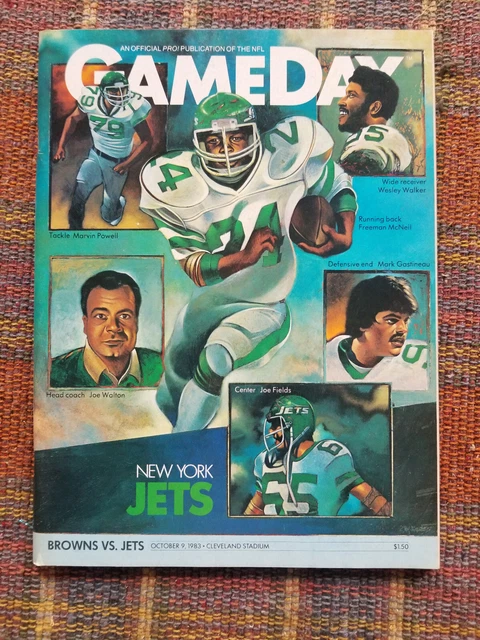 1983 PROGRAMME NFL New York Jets At Cleveland Browns - Belle Forme EUR ...