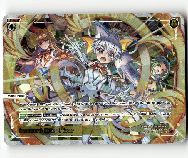 WIXOSS INNOCENT ONE-PIECE Welcome Back Diva PI EUR 3,31 - PicClick FR