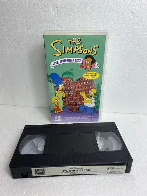 THE SIMPSONS LOVE Springfield Style VHS PAL $28.00 - PicClick AU