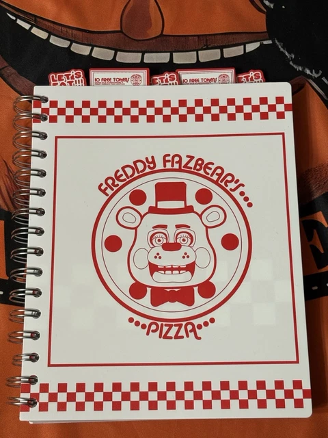 FIVE NIGHTS AT Freddy's FNAF Pizza Box 6-Tab Spiral Journal (error ...