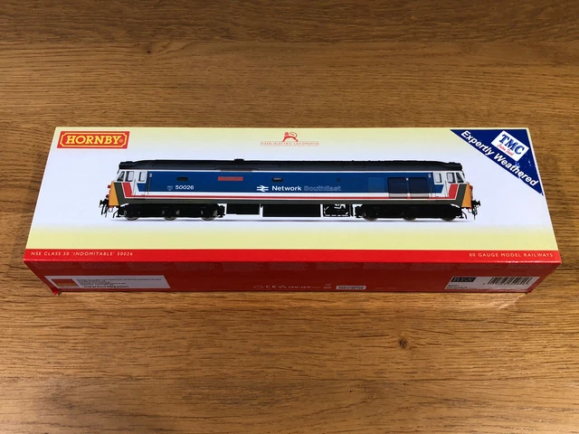 HORNBY R3471 CLASS 50 50026 in NSE livery. TMC Weathered. Legoman DCC ...
