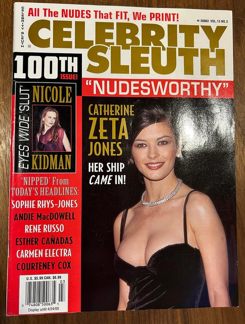 CELEBRITY SLEUTH VOL. 13, #3 April 2000, Catherine Zeta Jones, Nicole Kidman $30.74 - PicClick AU