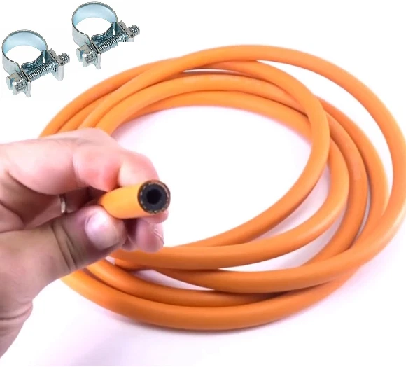 10 METRE CARAVAN Motorhome LPG Propane Butane Hose 8mm gas pipe BBQ and ...