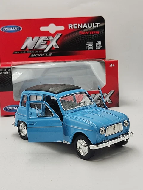 WELLY - VOITURE Miniature Renault 4L Bleu Scale Series Model 1/43 EUR ...