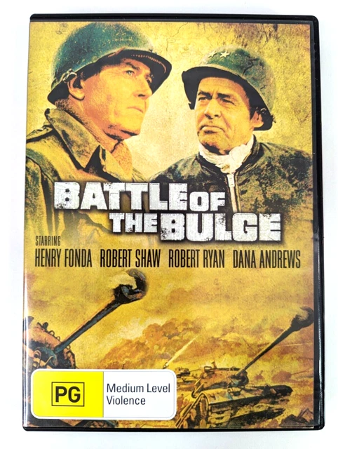 BATTLE OF THE Bulge (R4 DVD 1965) Henry Fonda Robert Shaw [Disc Mint ...