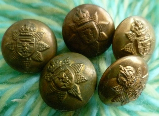 OTC UNIVERSITY OF London Officer Training Corps Buttons 5 Pcs 17 mm ...