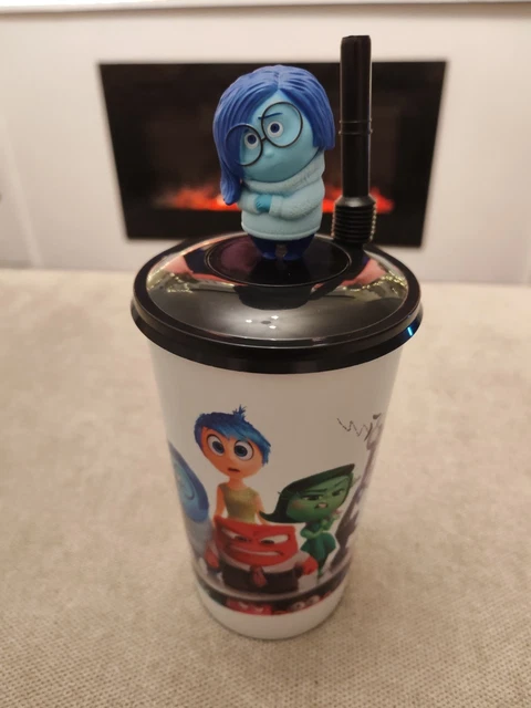 INSIDE OUT 2 Cup Cinema Tumbler Sadness Topper Disney Pixar Genuine ...