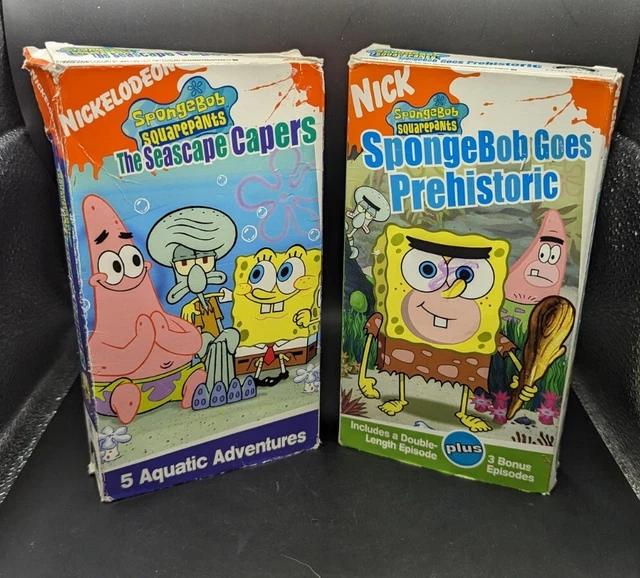 SPONGEBOB SQUAREPANTS - Spongebob Goes Prehistoric (VHS, 2004) 6/22 EUR ...