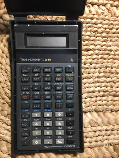 CALCOLATRICE VINTAGE TAXAS instruments TI-60 EUR 10,00 - PicClick IT