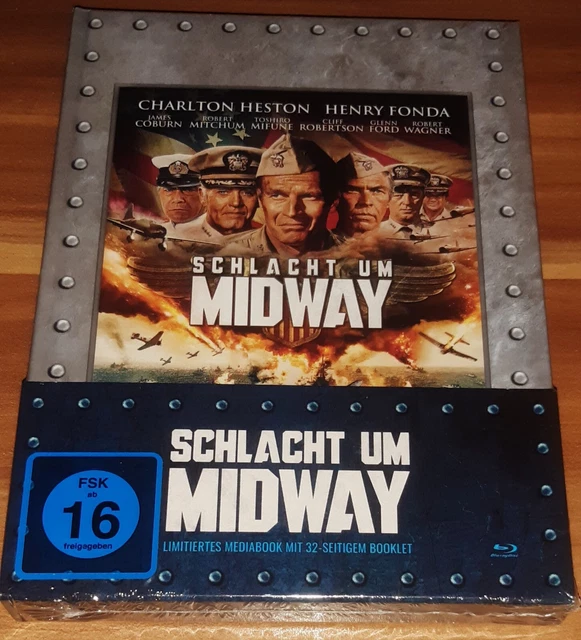 SCHLACHT UM MIDWAY (Limited 2-Disc Mediabook-Blu-ray+DVD-2022/Cover C) NEU/OVP EUR 12,73 ...