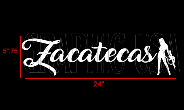 ZACATECAS DIABLA STICKER Decal Calcomania De Vinil 24" EUR 27,75 ...