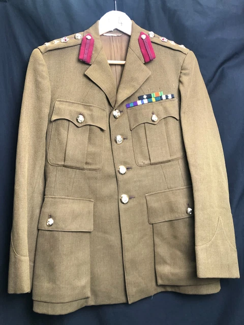 ORIGINAL BRITISH ARMY No2 Dress Uniform Jacket - Officers with Medal ...