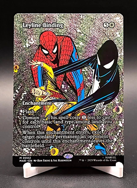 LEYLINE BINDING MAGIC The Gathering Marvel's Spider-Man Borderless ...