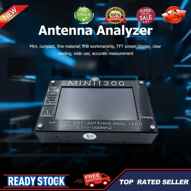 HF/VHF/UHF ANTENNA ANALYZER Analog Chart Frequency Analyzer Aluminum ...