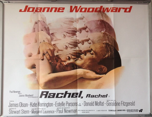 CINEMA POSTER: RACHEL RACHEL 1968 (Quad) Paul Newman Joanne Woodward £ ...