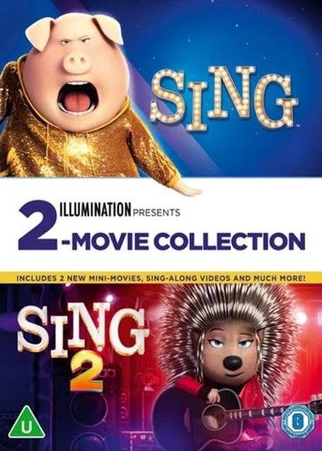 SING & SING 2 Kids Childrens DVD Boxset 2 Disc Box Set $83.20 - PicClick CA