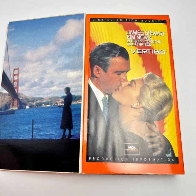 VERTIGO VHS (WIDESCREEN Edition with Limited Edition booklet, 1997 ...