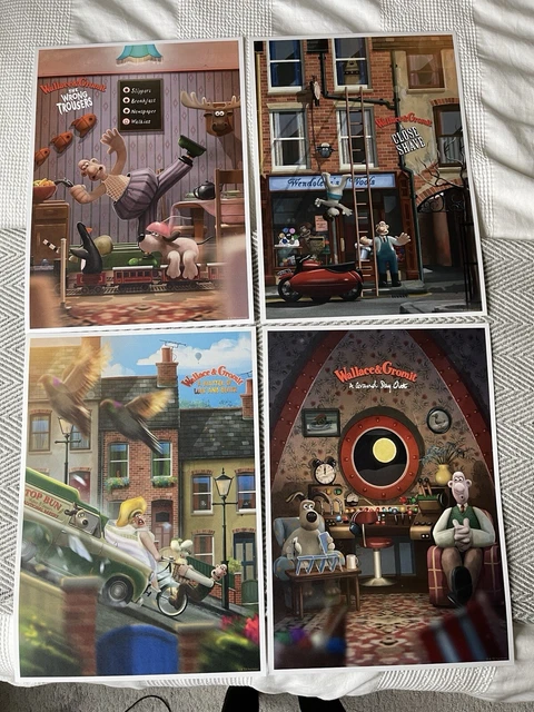 WALLACE AND GROMIT Art Print Set £22.25 - PicClick UK