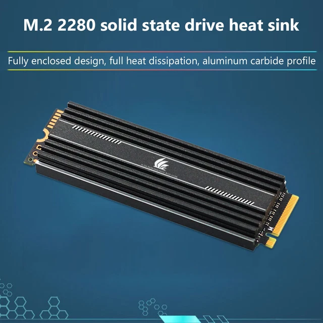 M.2 SSD HEATSINK Cooler M2 2280 Solid State Hard Disk Radiator Thermal ...