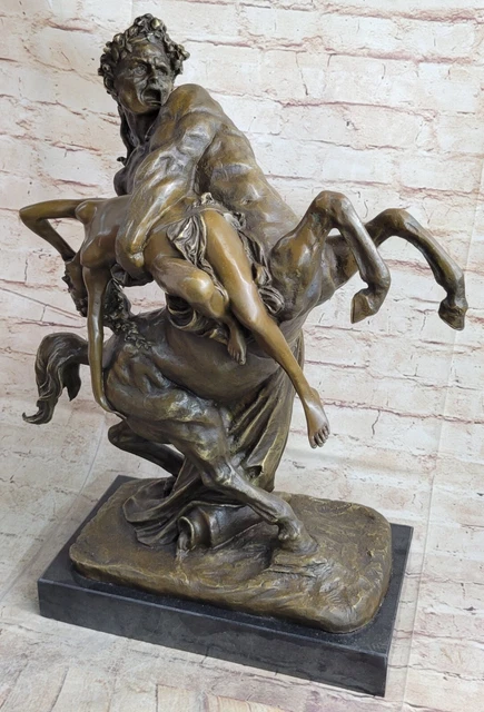 BRONZE CENTAUR MINOTAUR Half Man Horse Greek Mythology Bronze Sculpture ...