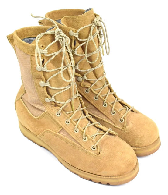 BELLEVILLE GORE-TEX WATERPROOF Flight Combat Boots (Tan) Men's 8W ...