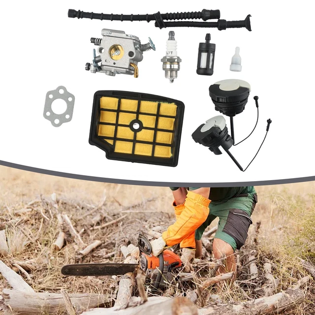 CARBURATEUR KIT TRON?ONNEUSE Moteur Pi ces pour Stihl MS200 MS200T de Rechange EUR 27,96 ...