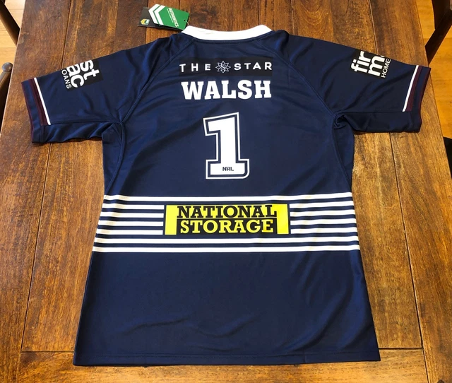 #1 REECE WALSH 2026 Brisbane Broncos NRL Away Jersey Shirt Medium/Large ...