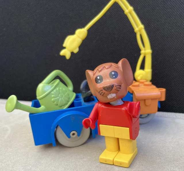 VINTAGE FABULAND MAXIMILLIAN Mouse the Handyman Complete Lego 3781 Set ...