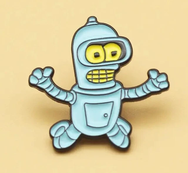 FUTURAMA ENAMEL PIN - Bender #5. Australian Stock free local shipping ...