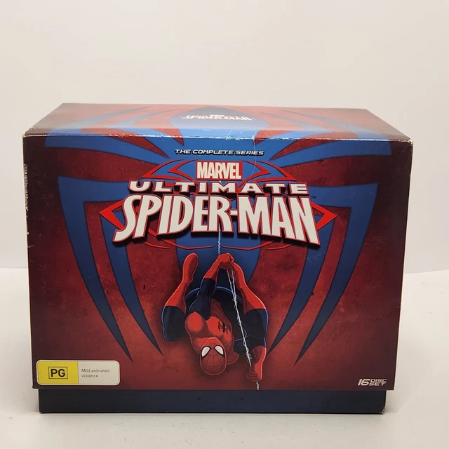 MARVEL ULTIMATE SPIDER-MAN The Complete Series 1-4 DVD 16-Disc Set ...