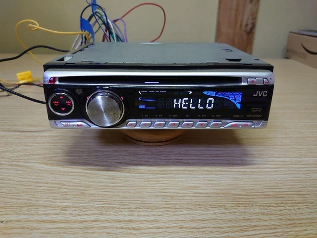 JVC KD-CZ603 CAR Stereo Receiver Cd Player Bluetooth Usb Aux Input Single Din £116.06 - PicClick UK