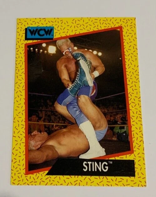 WCW STING 1991 IMPEL WCW Wrestling WWE WWF NWA Trading Card #11 $4.50 ...