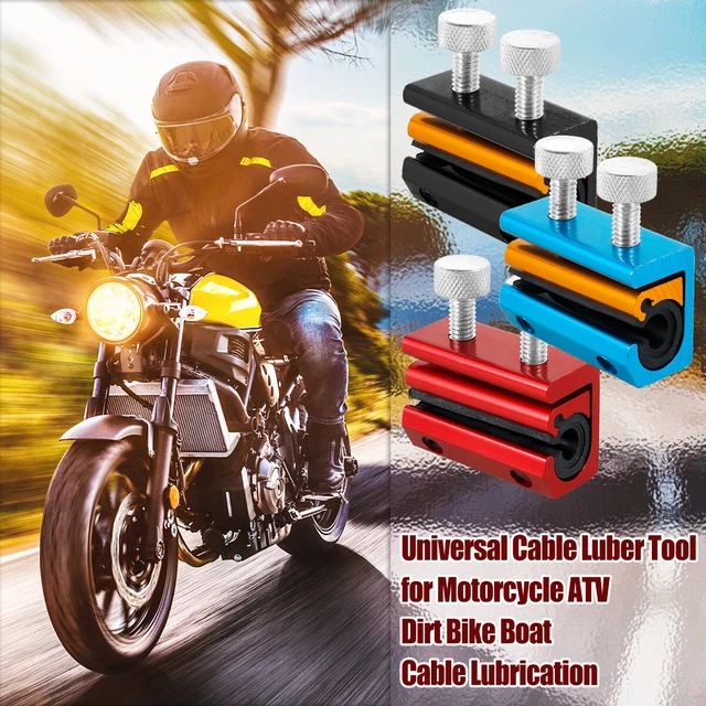 VEHICLE CABLE LUBRICATOR Aluminum Motorcycle Cable Lube Tool Premium ...