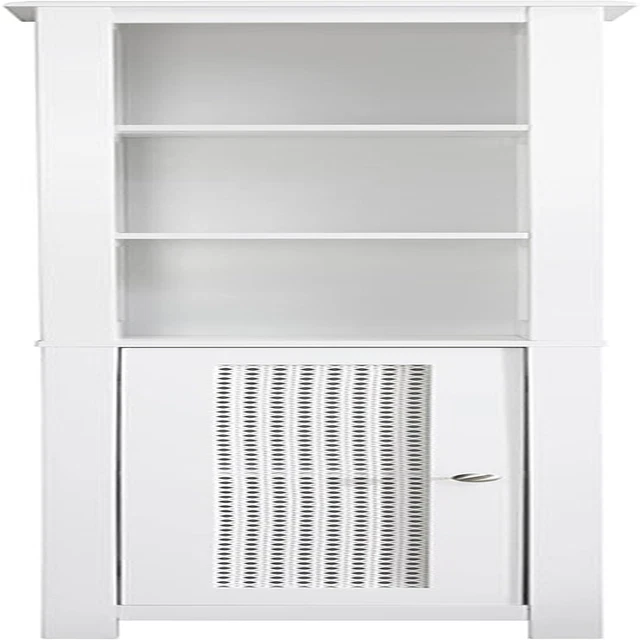 RETFORD TALLBOY BATHROOM Cabinet with Single Door & Rattan Design – 170 ...