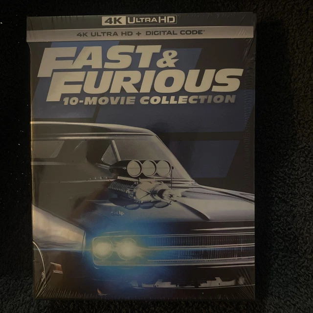 FAST & FURIOUS 10-Movie Collection 4K Ultra HD + Digital Vin Diesel ...