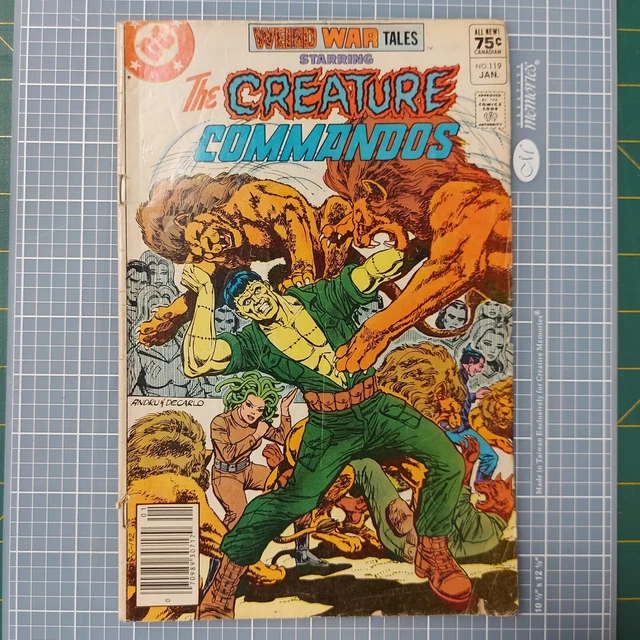 WEIRD WAR TALES starring The Creature Commandos DC #119 DC Comics $15. ...