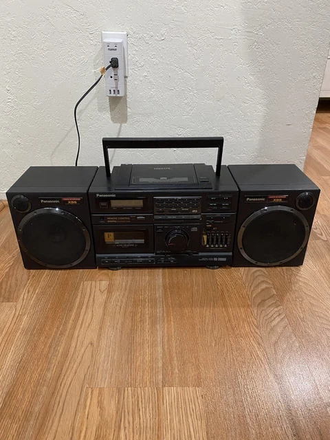 “PANASONIC” RX-DS660 STEREO Boombox Cassette AM/FM Radio Acoustic Air ...