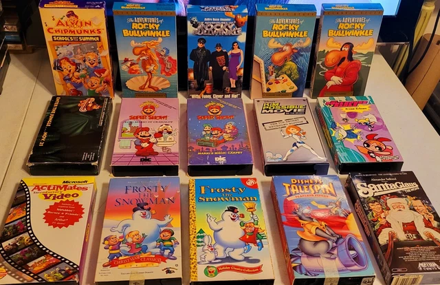 VHS ANIMATED CARTOONS Classics | Rocky N Bullwinkle | Power puff Girls ...