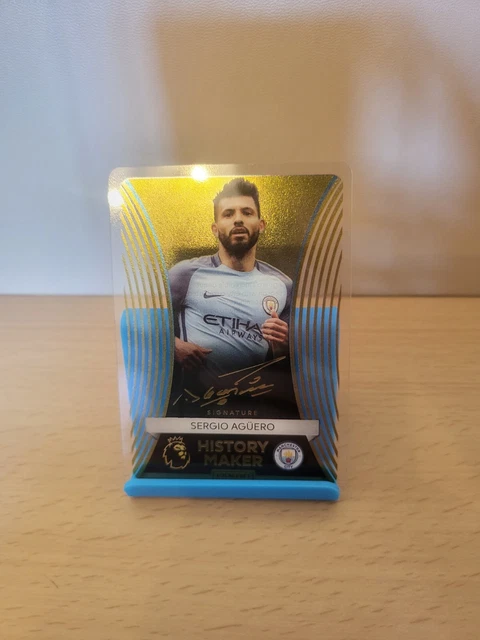 PANINI ADRENALYN XL 24/25 History Maker SERGIO AGUERO Signature Variant ...