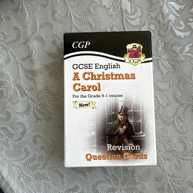 GCSE ENGLISH A Christmas Carol Revision Cards £6.95 - PicClick UK