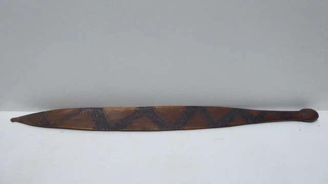 TRADITIONAL OLD AUSTRALIAN Aboriginal Hunting Woomera / Spear Thrower ...