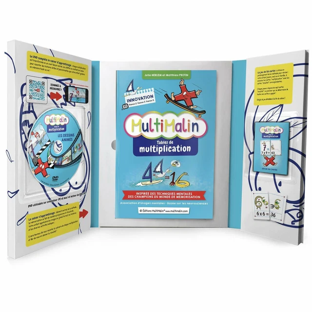 A MULTIMALIN - Tables de Multiplication (coffret contenant 1 livret, 1 ...