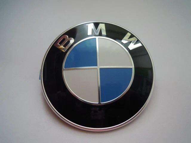 ORIGINAL BMW EMBLEM Plakette 82 mm Frontklappe Heckklappe 51147376339 ...