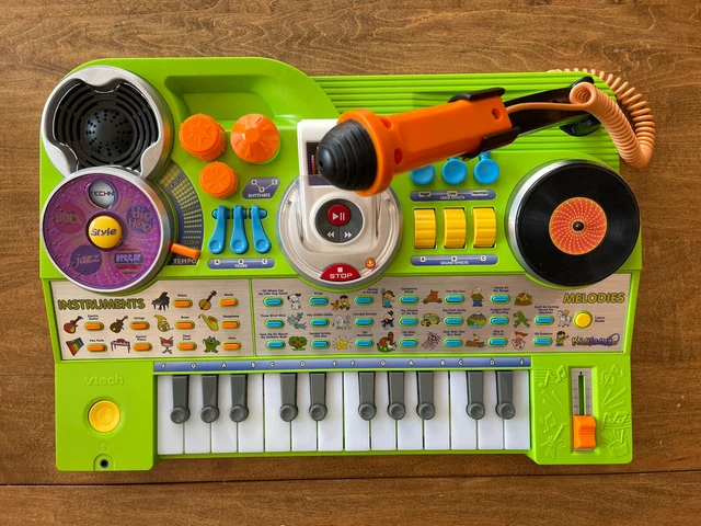 V TECH KIDIJAMZ DJ Piano Music Studio Piano Keyboard Vtech Kidi Jamz ...