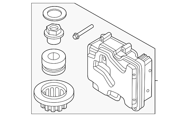 GENUINE FORD ABS Control Module RC3Z-2C219-B $703.94 - PicClick AU