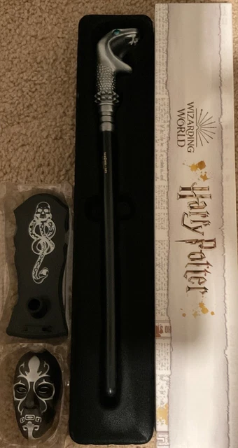 HARRY POTTER DEATH Eater Lucius Malfoy Wand Wizarding World Hogwarts ...