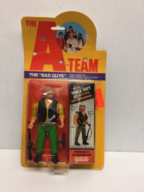 VINTAGE GALOOB A-TEAM 6" The Bad Guys VIPER On Card Figure $109.38 ...