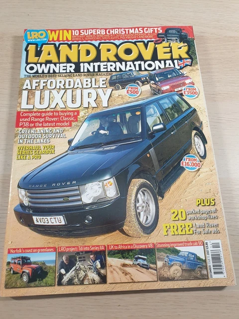 LAND ROVER OWNER International Magazine December 2007 Issue 13 Range ...